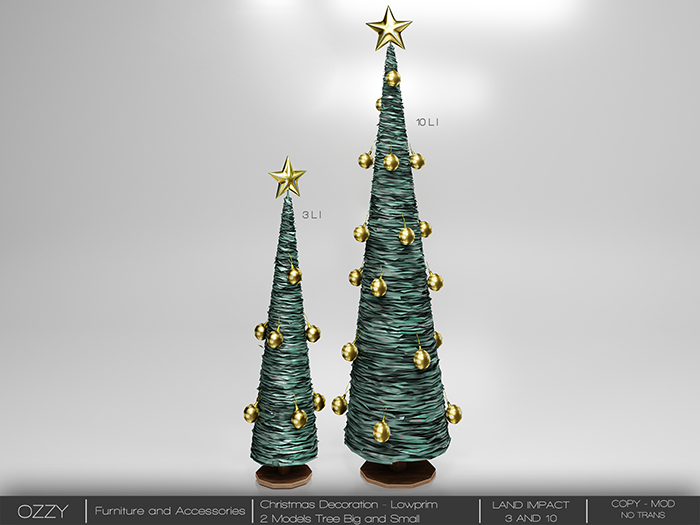 Second Life Marketplace - [[OZZY]] Christmas Adalta Tree